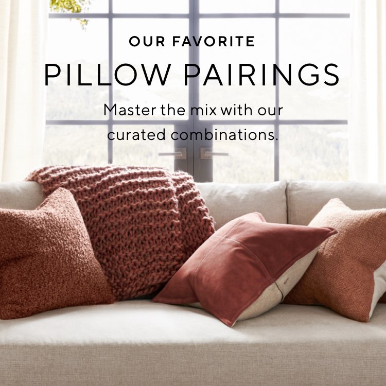 Our Favorite Pillow Looks | Pottery Barn