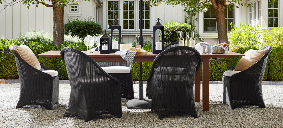 Chatham Palmetto Outdoor Dining | Pottery Barn