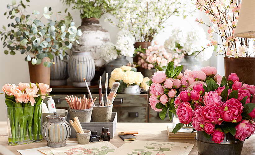 5 Ways to Decorate with Parisian-Inspired Florals | Pottery Barn