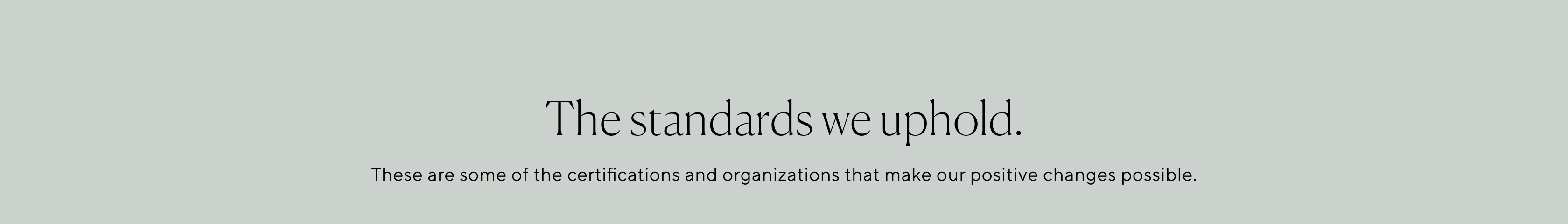 Responsibly Made - Sustainability Commitments | Pottery Barn