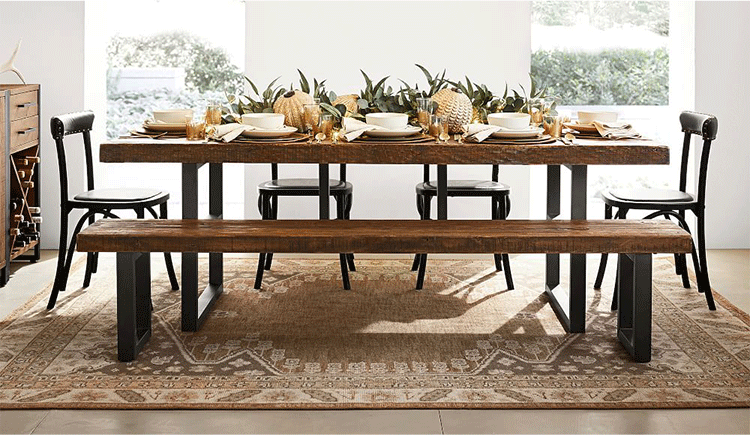 Griffin reclaimed wood dining table store