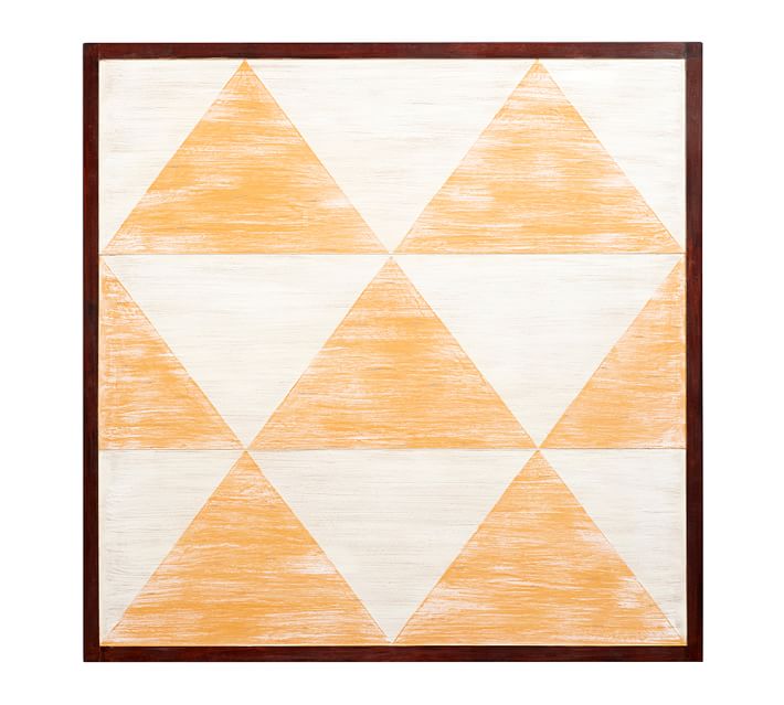 Yellow Diamond Panel | Wall Decor | Pottery Barn