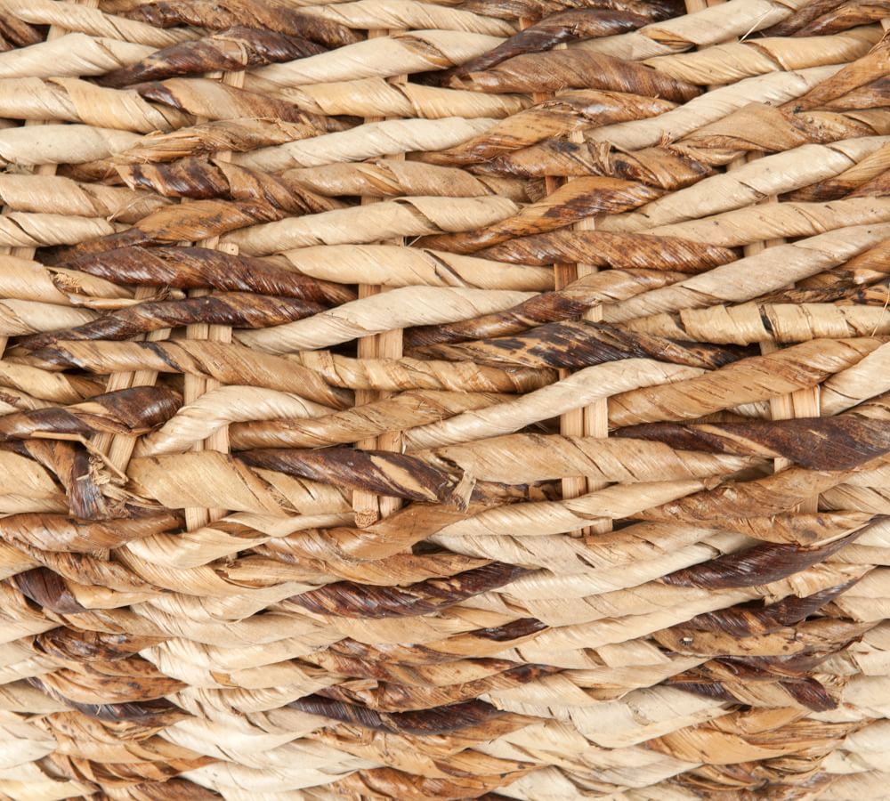 Woven 35.5" Abaca Round Coffee Table | Pottery Barn