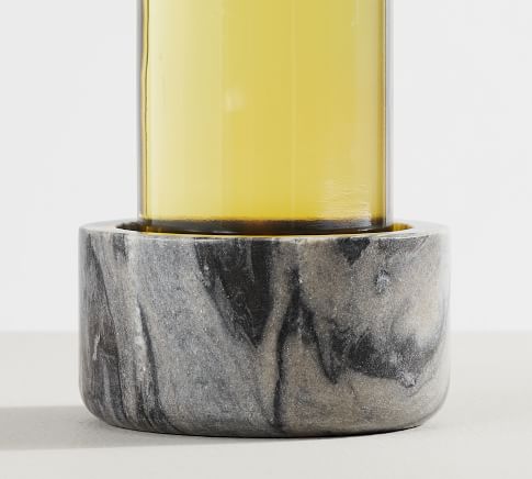 White Marble Wine Bottle Coaster | Pottery Barn