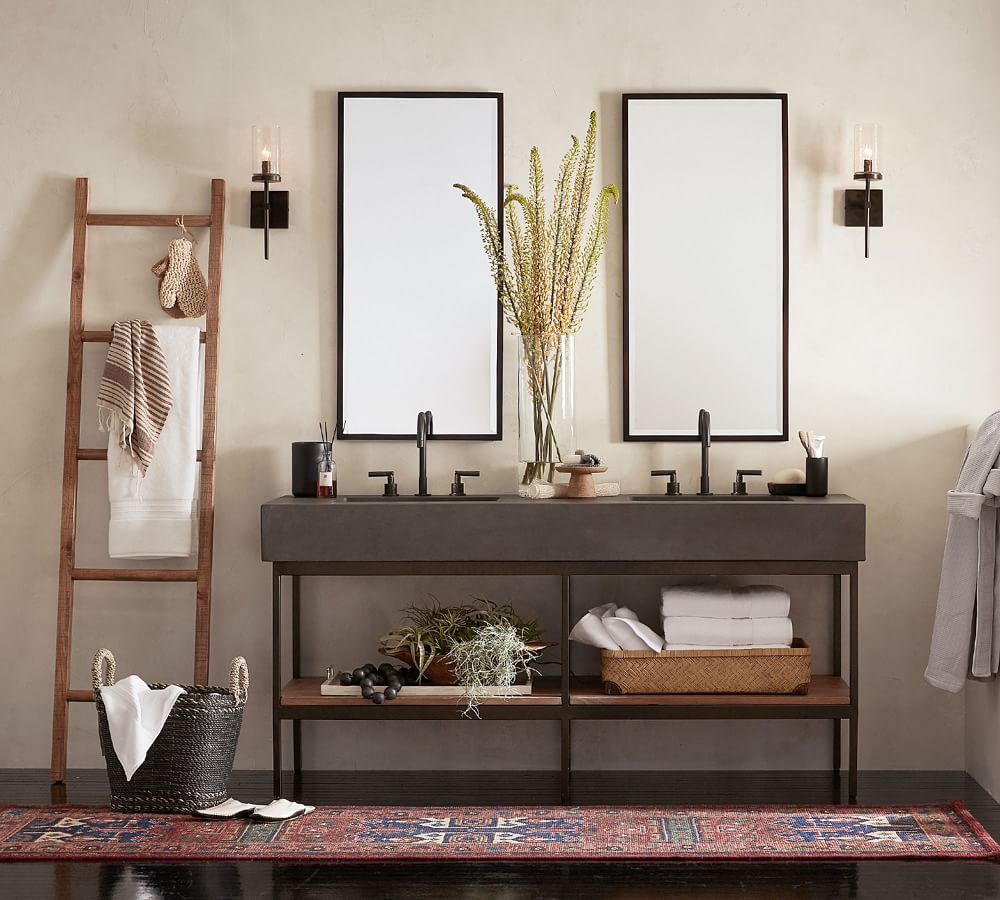Rustic Reclaimed Wood Ladder | Pottery Barn