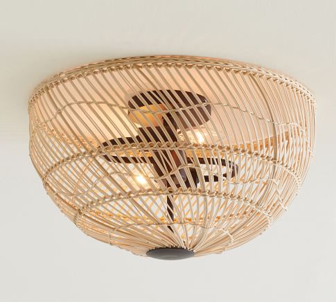 Flora Rattan Pendant | Pottery Barn