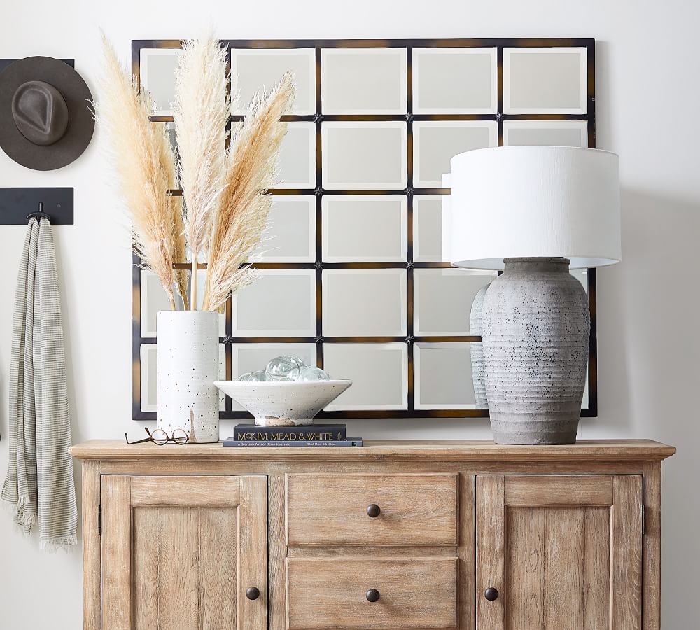 Eagan Large Multipanel Wall Mirror - 44" x 55" | Pottery Barn