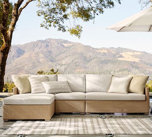 Build Your Own - Hampton All-Weather Wicker Ultimate Sectional ...