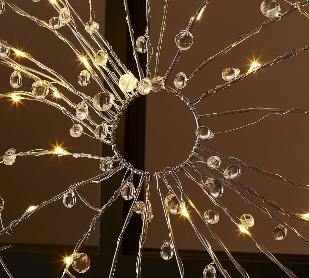 Lit Crystal Spider Web | Pottery Barn