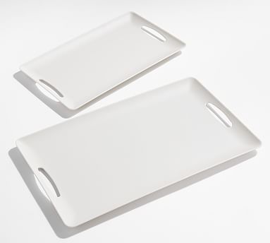 Mason Modern Melamine Handled Serving Platters | Pottery Barn