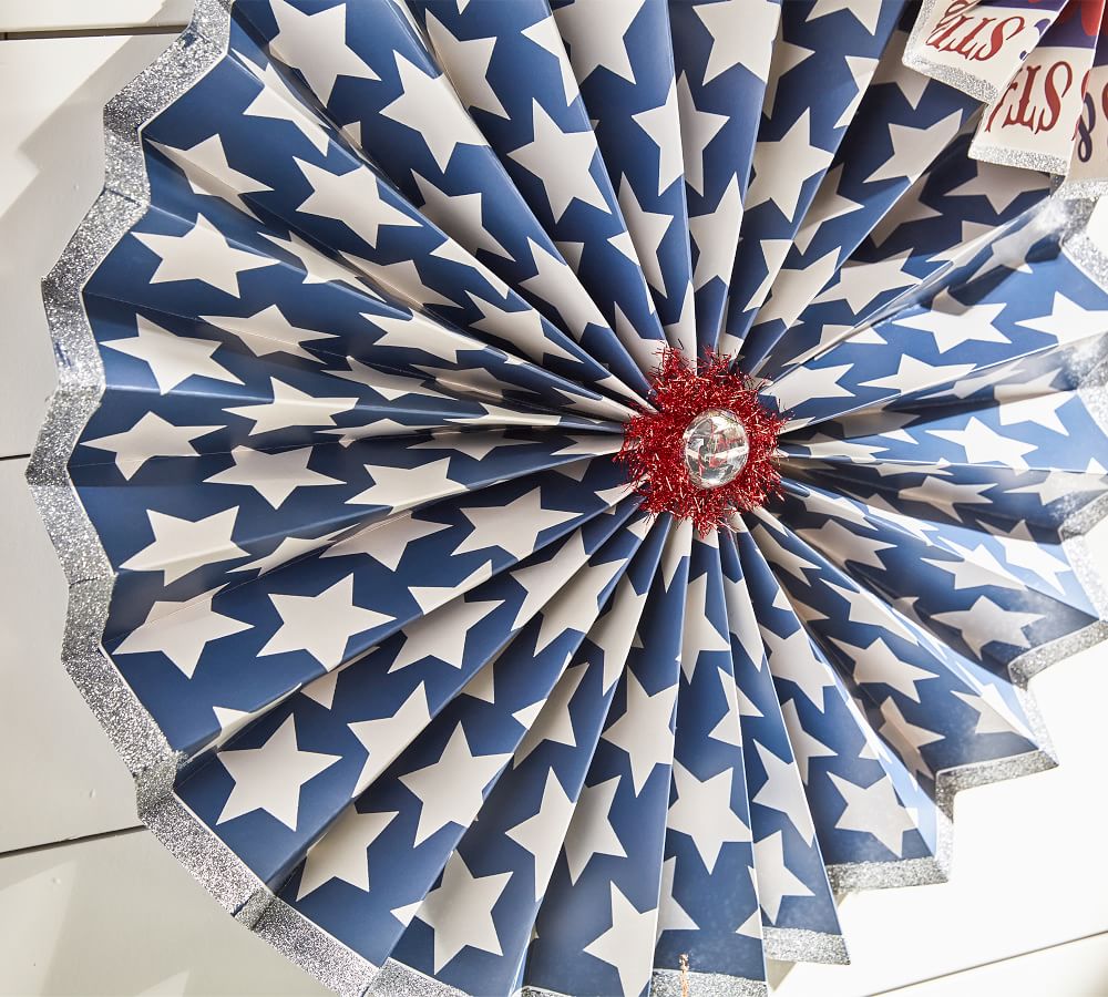 Americana Paper Pin Wheel - Set Of 4 | Pottery Barn