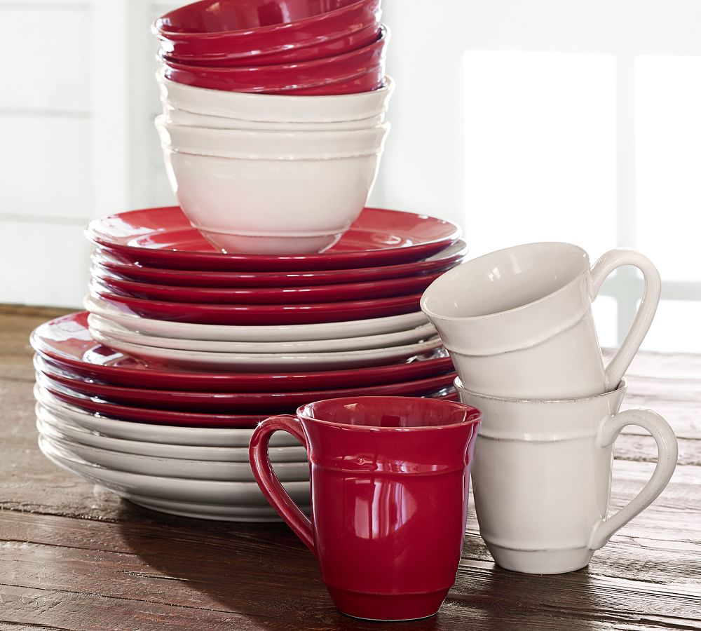 Cambria Handcrafted Stoneware Dinner Plates | Pottery Barn