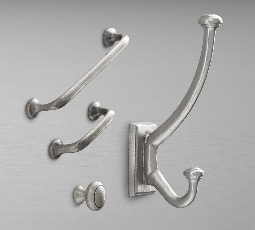 Pitted Metal Wall Hook | Pottery Barn