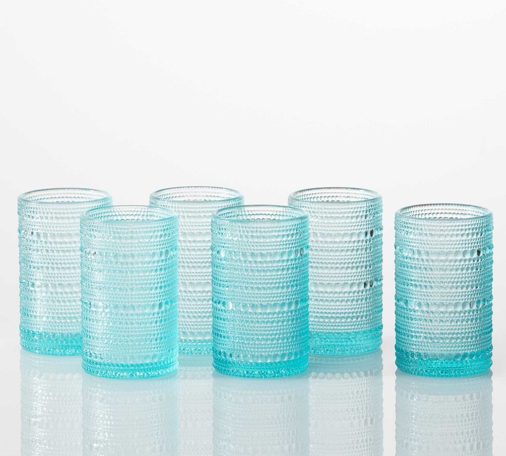 Jupiter Hobnail Drinking Glasses | Pottery Barn