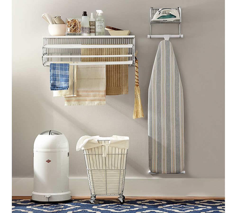 Wall-Mounted Laundry Drying Rack | Pottery Barn