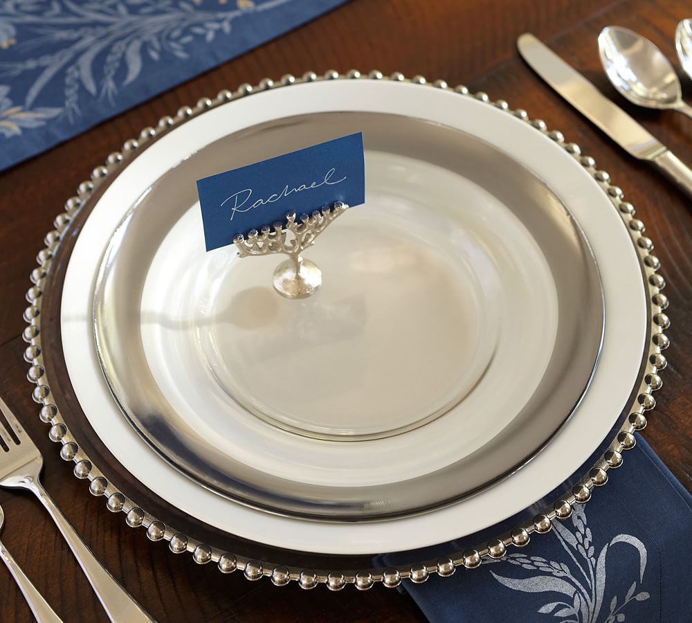 Beaded Glass Charger Plate | Pottery Barn