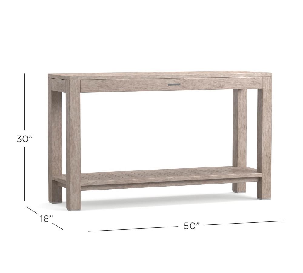 Indio FSC® Eucalyptus Console Table | Pottery Barn