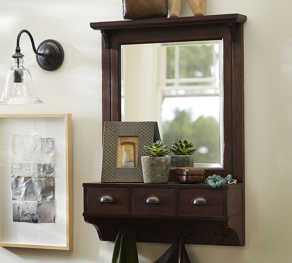 Classic Entryway Mirror Organizer – Large | Pottery Barn