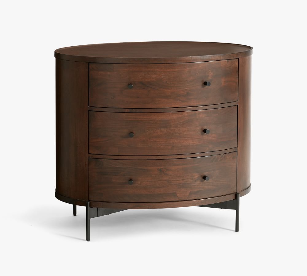 Warren 3-Drawer Oval Dresser | Pottery Barn