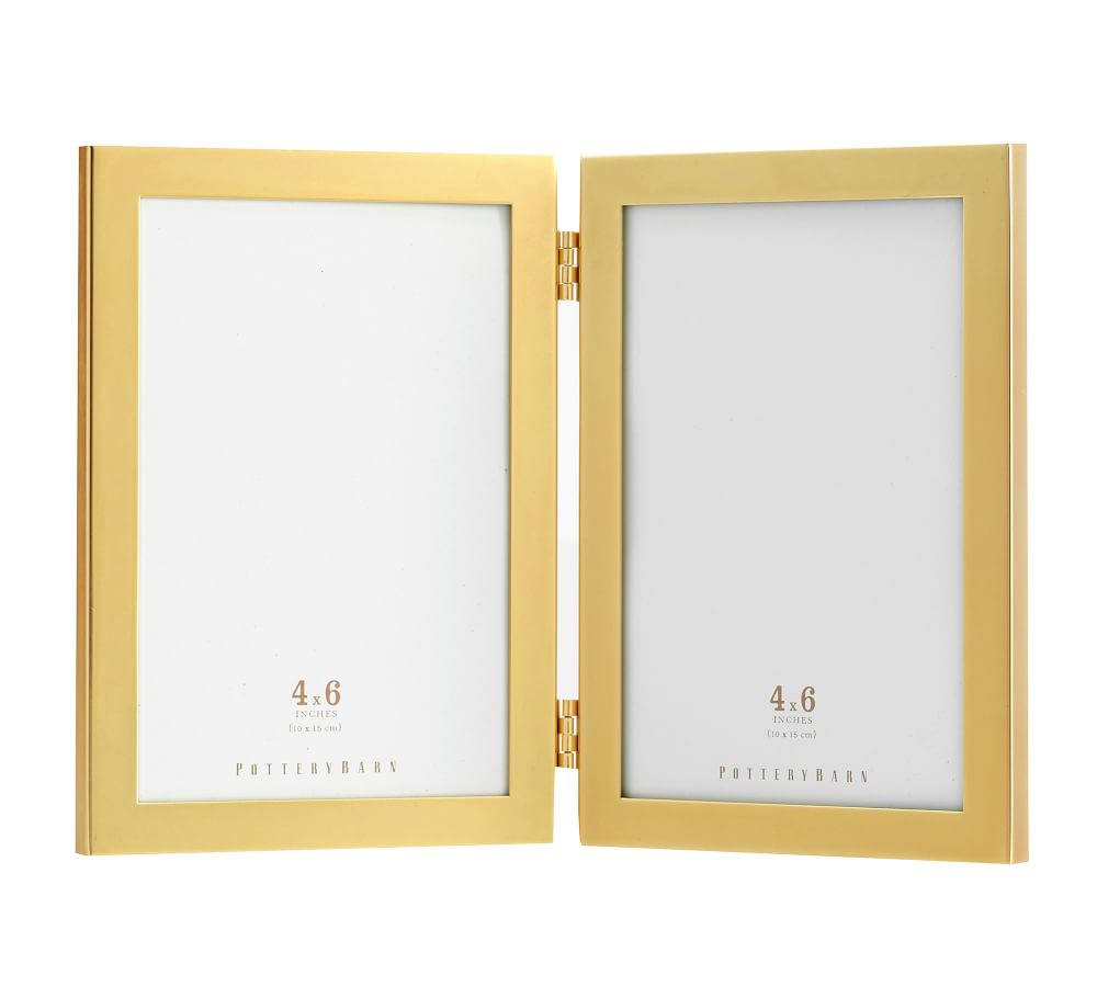 Modern Brass Picture Frame | Pottery Barn