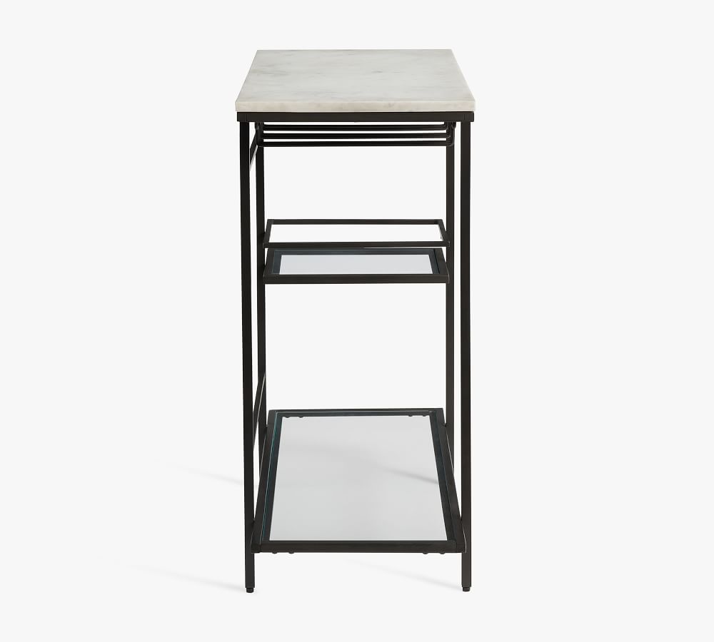 Delaney 34" Marble Bar Console | Pottery Barn
