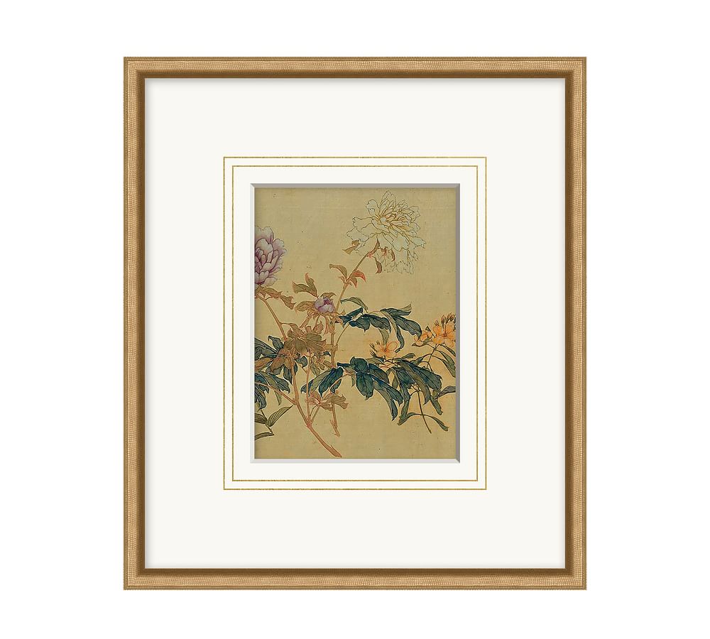 Edo Flowers Botanical Prints | Framed Wall Art | Pottery Barn