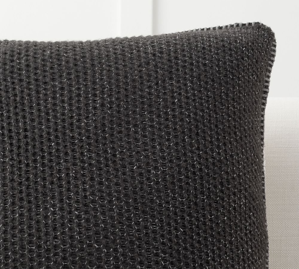 Thermal Sherpa Back Knit Pillow Covers | Pottery Barn