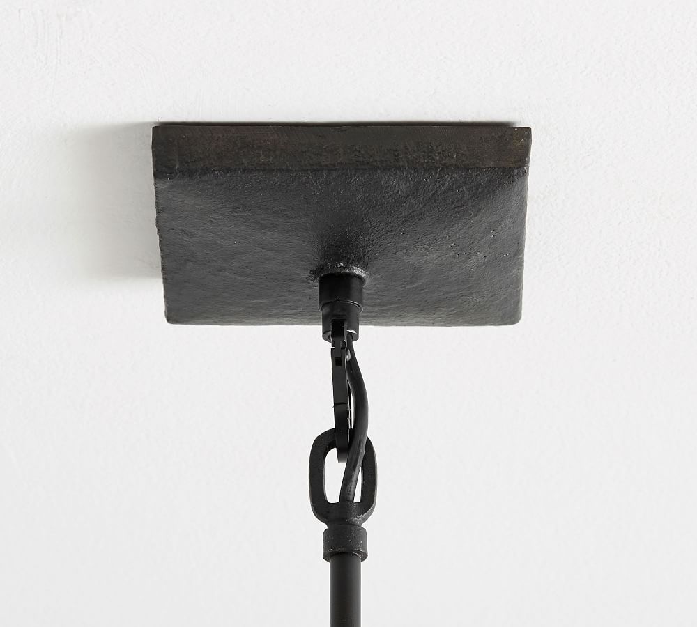Fallon Forged-Iron Pendant | Pottery Barn