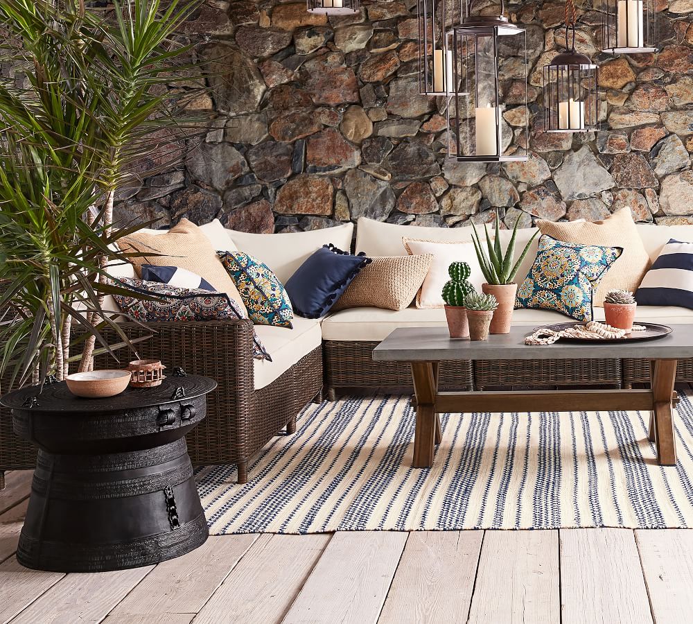 Frog Drum Outdoor Side Table | Pottery Barn