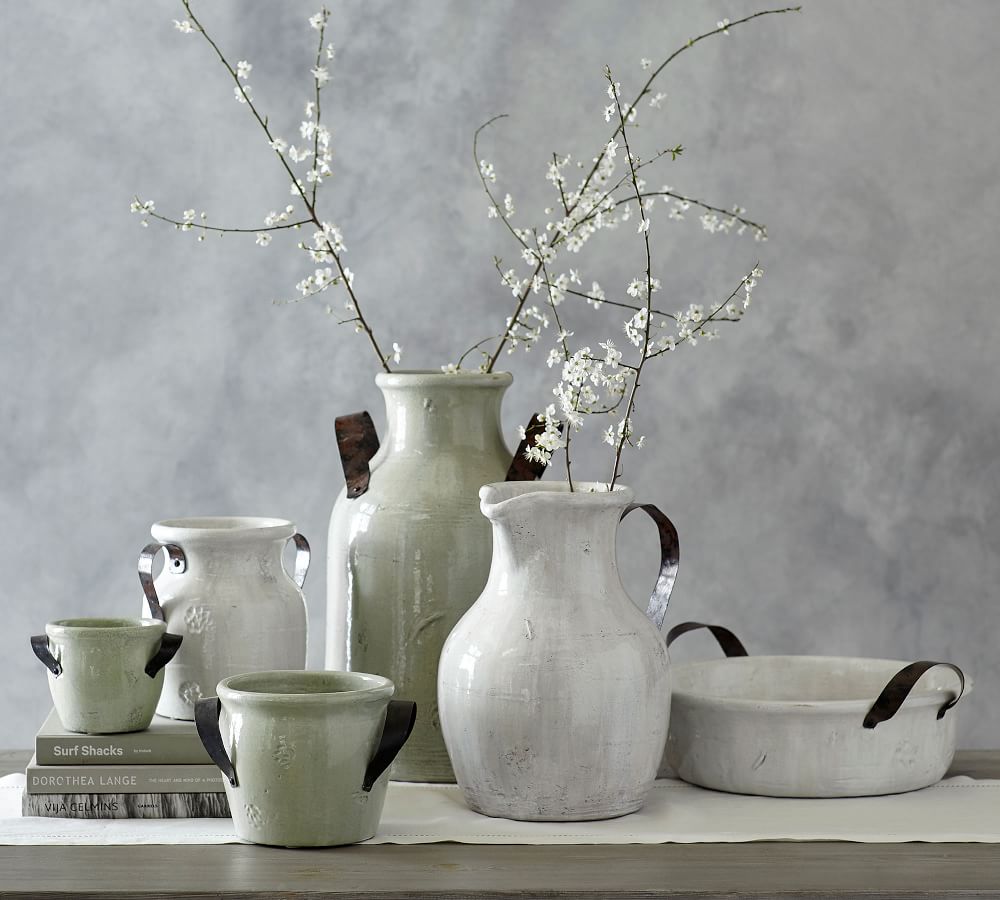 Marlowe Handcrafted Ceramic Vases | Pottery Barn