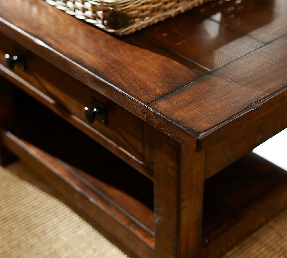 Benchwright 54" Rectangular Coffee Table | Pottery Barn