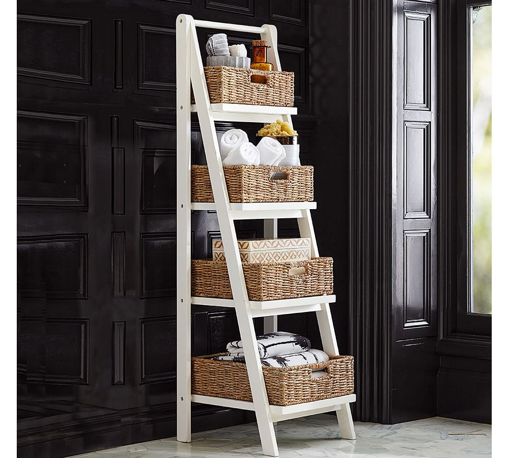 Ainsley Ladder Floor Storage | Pottery Barn