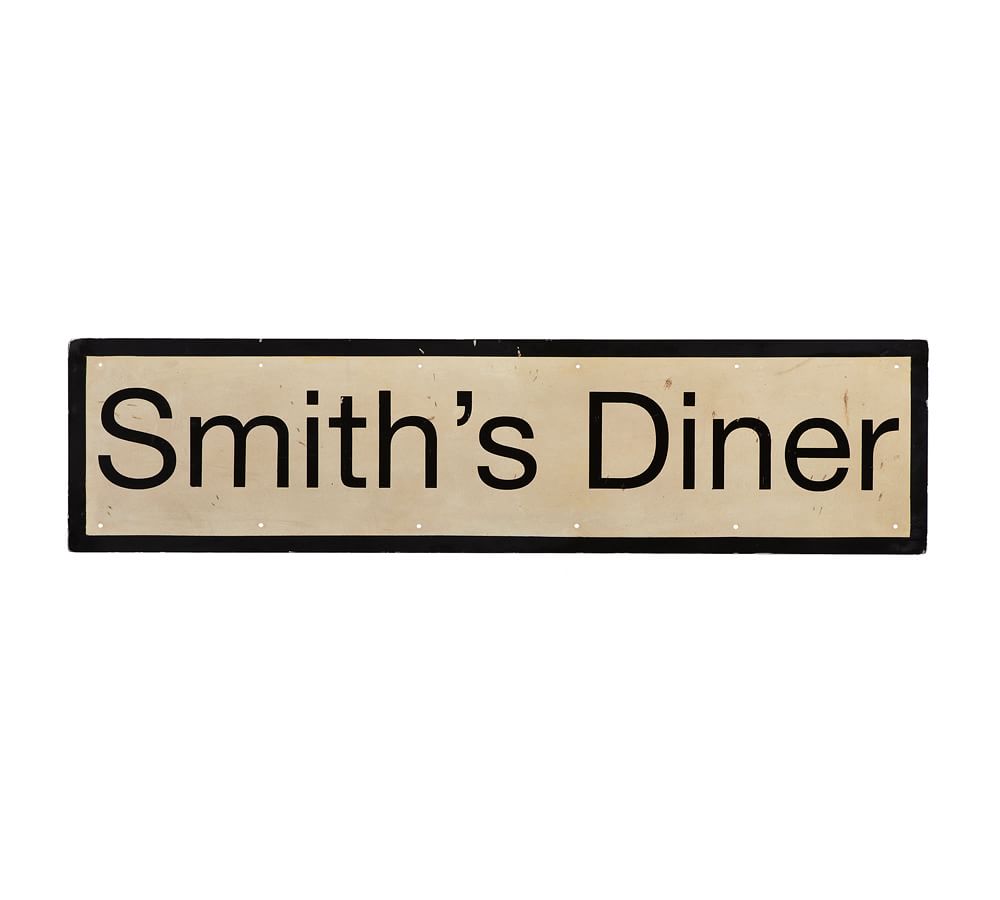 Personalized Blank Sign | Pottery Barn