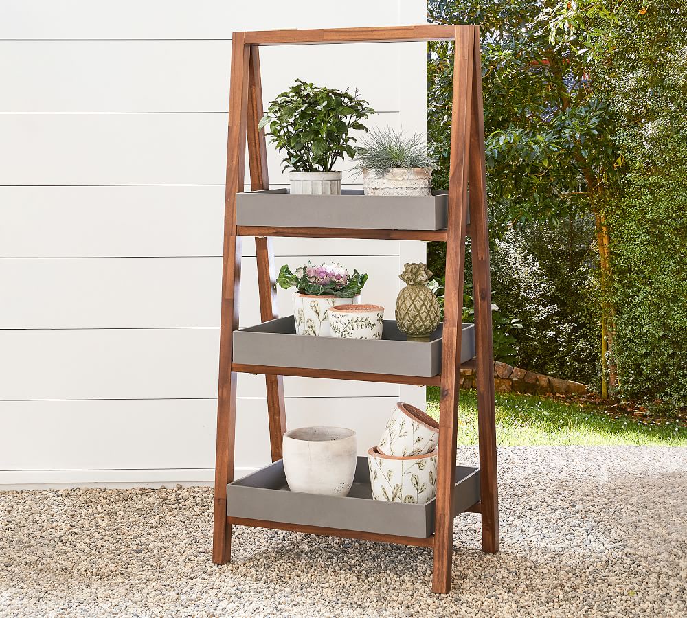 Abbott Three Tier Plant Stand | Pottery Barn
