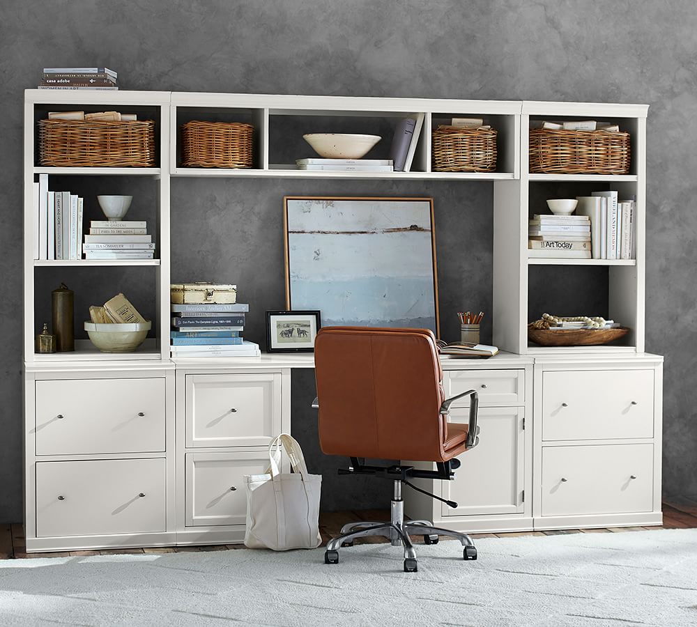 Logan 62" Desk with Drawers | Pottery Barn