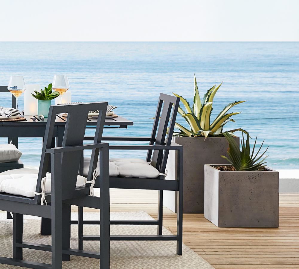 Mission Square Handmade Planters | Pottery Barn