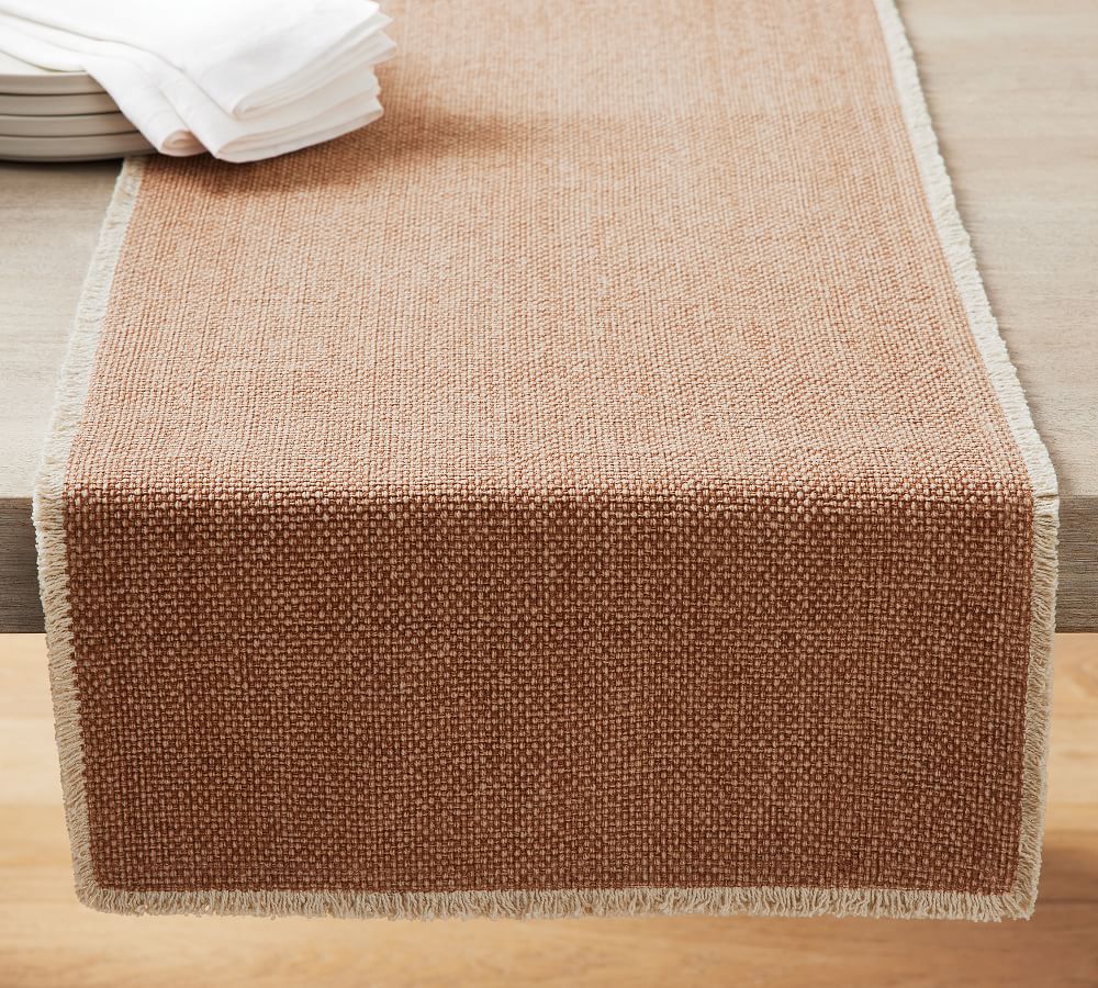 Mason Fringe Table Runner | Pottery Barn