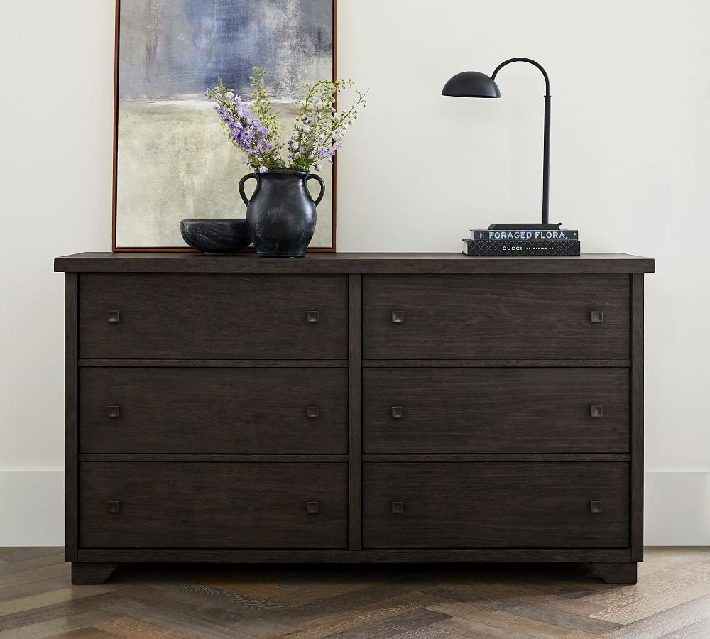 Sumatra 6-Drawer Wide Dresser | Pottery Barn