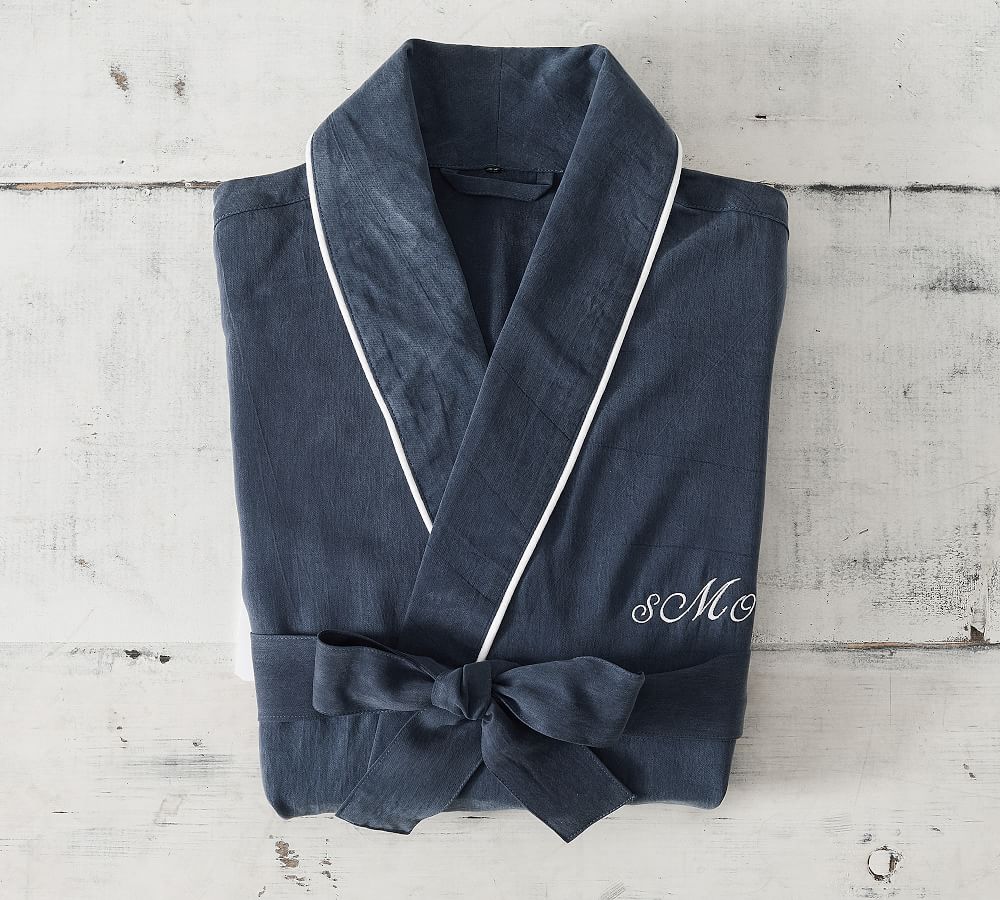 TENCEL™ Piped Robe | Pottery Barn