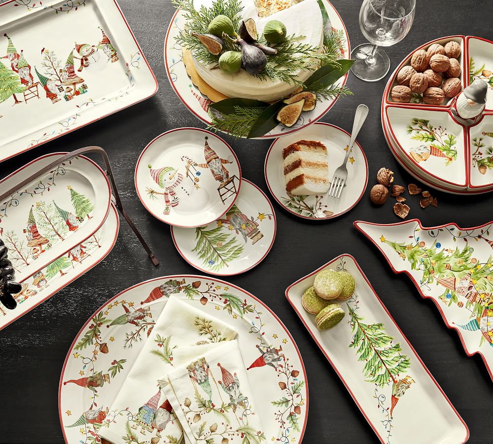 Forest Gnome Stoneware Dinnerware Collection | Pottery Barn