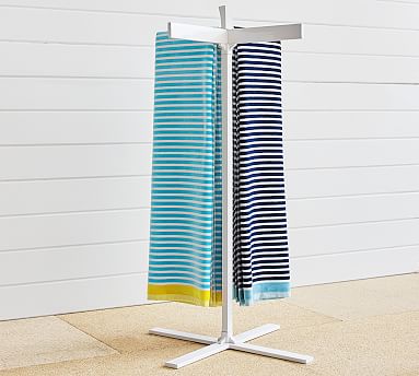 Malibu Pool Storage Towel Stand | Pottery Barn