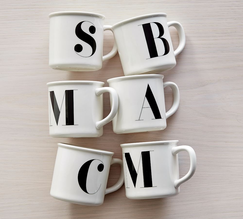 Alphabet Mug | Pottery Barn