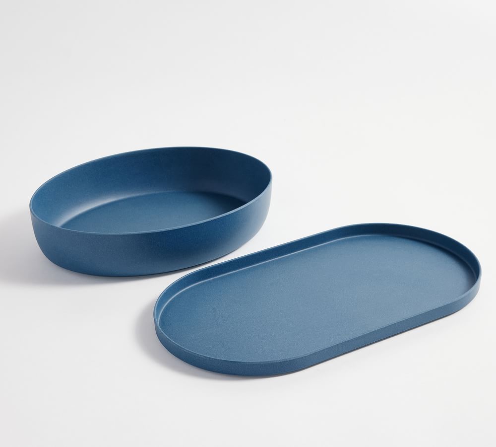 Mason Modern Melamine Serving Platter & Bowl Set | Pottery Barn