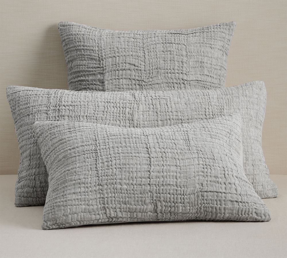 Cloud Cotton/Linen Sham | Pottery Barn