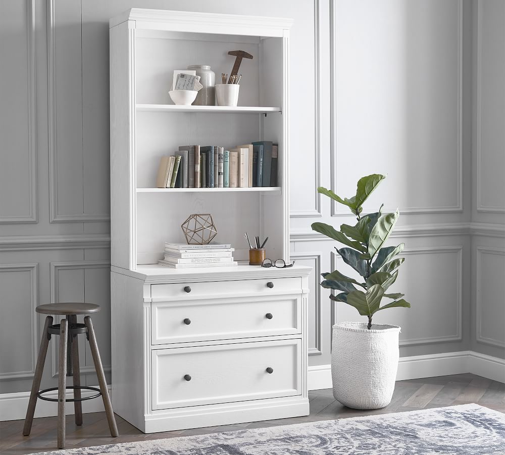 Livingston 35" x 81" Bookcase | Pottery Barn