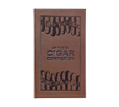 Cigar Companion Leather-Bound Book | Pottery Barn