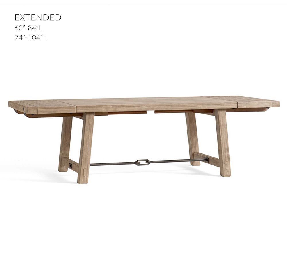 Benchwright Extending Dining Table | Pottery Barn