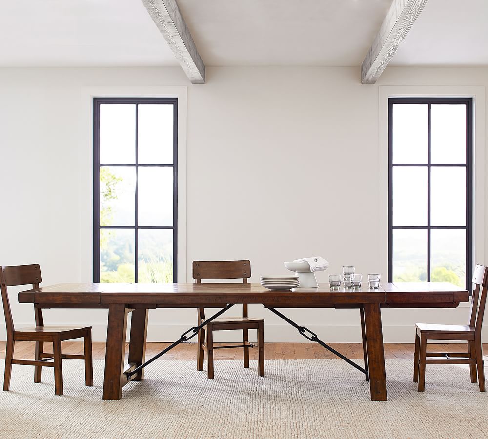 Benchwright Extending Dining Table | Pottery Barn