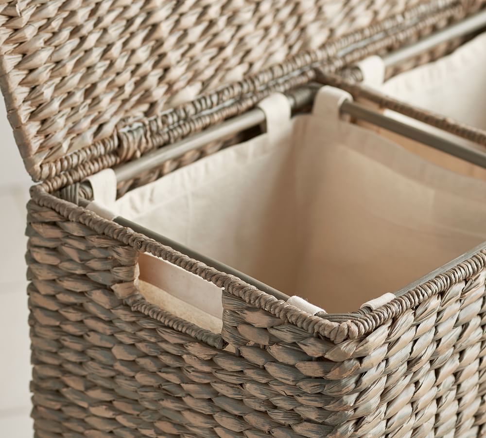 Divided Perry Laundry Hamper | Pottery Barn