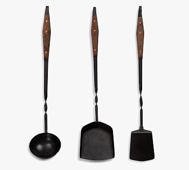 Cowboy Long Handled Grilling Tools - Set of 3 | Pottery Barn